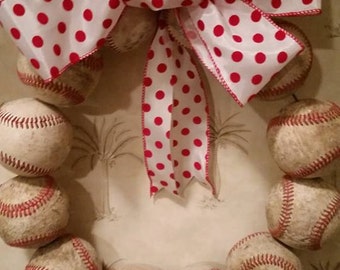 Baseball Wreath