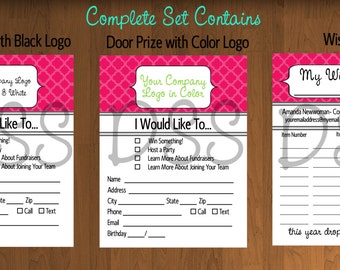 Door Prize and Wishlist Pad- Personalized Digital Files