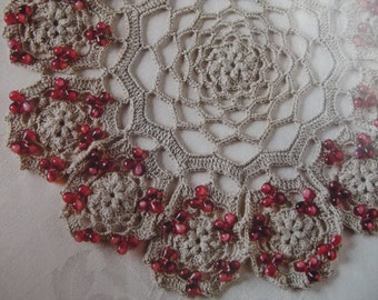 Beaded doily pattern | Etsy