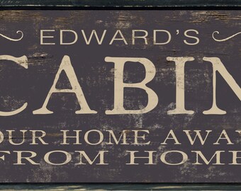 Popular items for custom cabin signs on Etsy