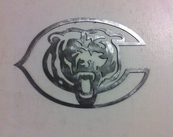 Chicago bears sign | Etsy