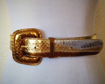 Snake skin belt | Etsy