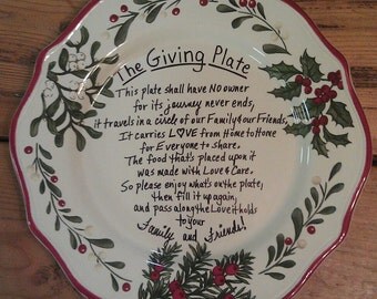 Christmas Giving Plate Fundraiser