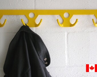 Items similar to Whale Coat Rack, Yellow Wood, Cottage Style on Etsy