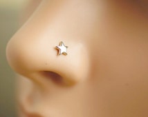 Unique star nose ring related items | Etsy