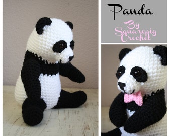 Panda crochet | Etsy