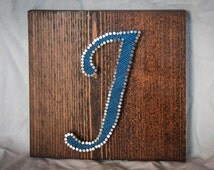 Popular items for monogram string art on Etsy