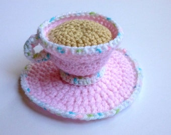 Crochet teacup | Etsy