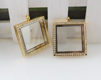 Shadow box locket | Etsy