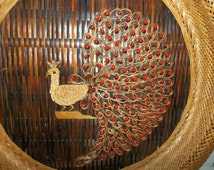 Popular items for peacock wall decor on Etsy