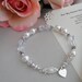 Wedding bracelet and personalized poem or note for your future