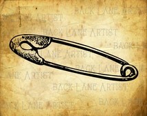 Popular items for vintage safety pins on Etsy