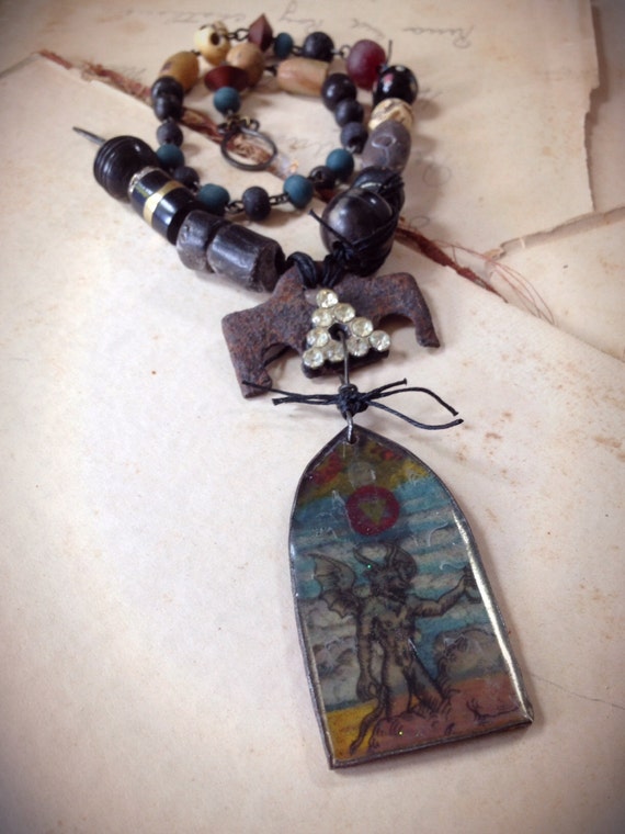 Devil in the Details Occult Necklace by AlteredIIArcheology