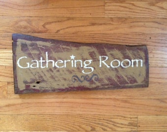 Rustic Repurposed Wood signs live laugh by rosemarypainterlady