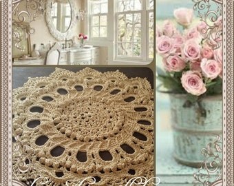 Crochet doily rug | Etsy