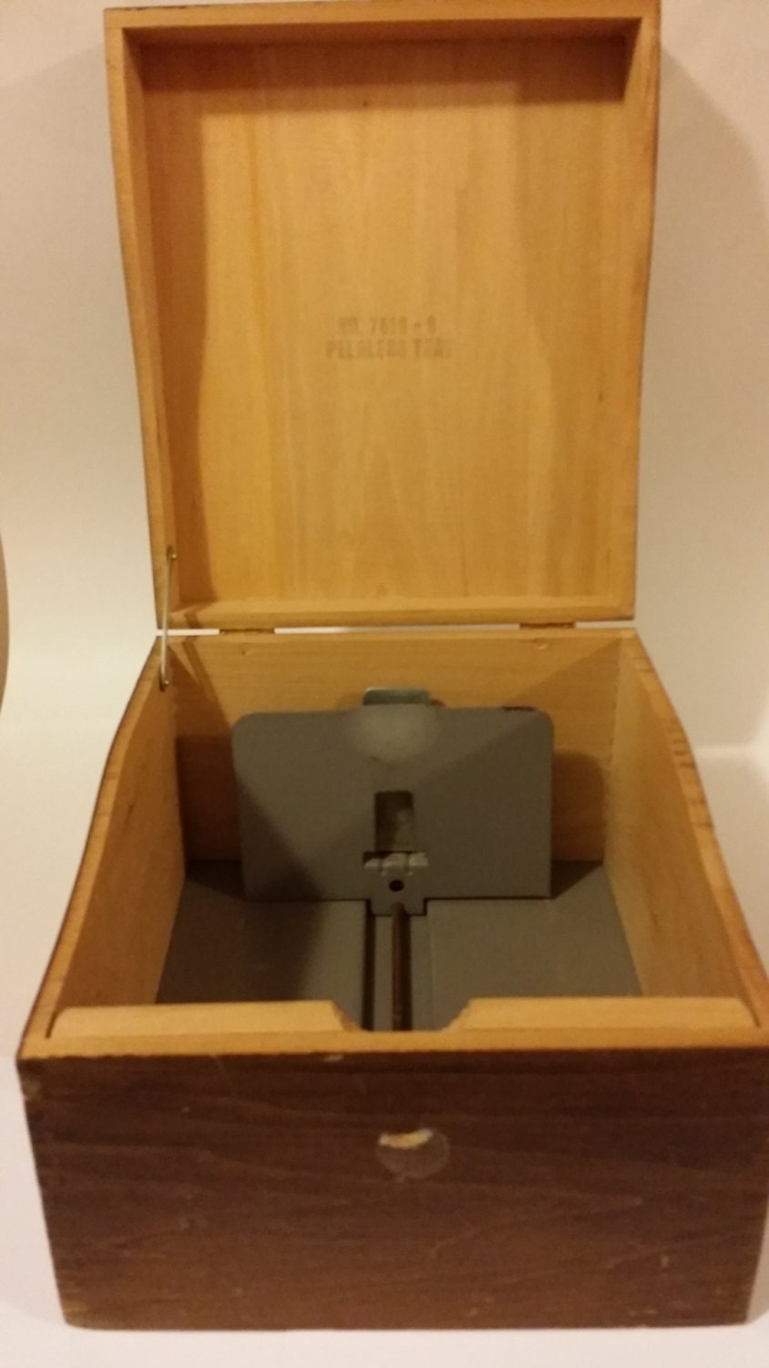 Vintage wooden file box, Globe & Wernicke Peerless, dovetail box ...