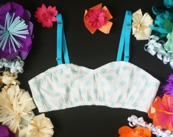 Polka dot bra | Etsy