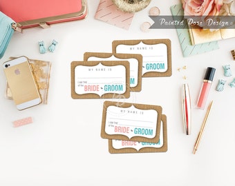 Unique party name tags related items | Etsy