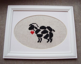 Sheep cross stitch | Etsy