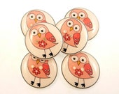 Handmade Decorative Novelty Craft Buttons for by buttonsbyrobin