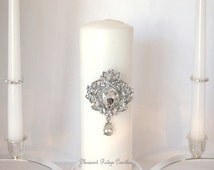 Popular items for rhinestone candle on Etsy