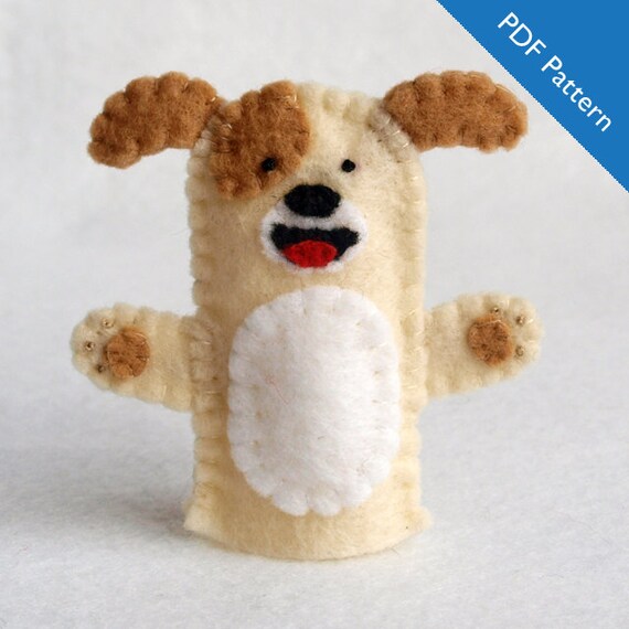 Dog dog puppet pattern dog finger puppet pattern pattern