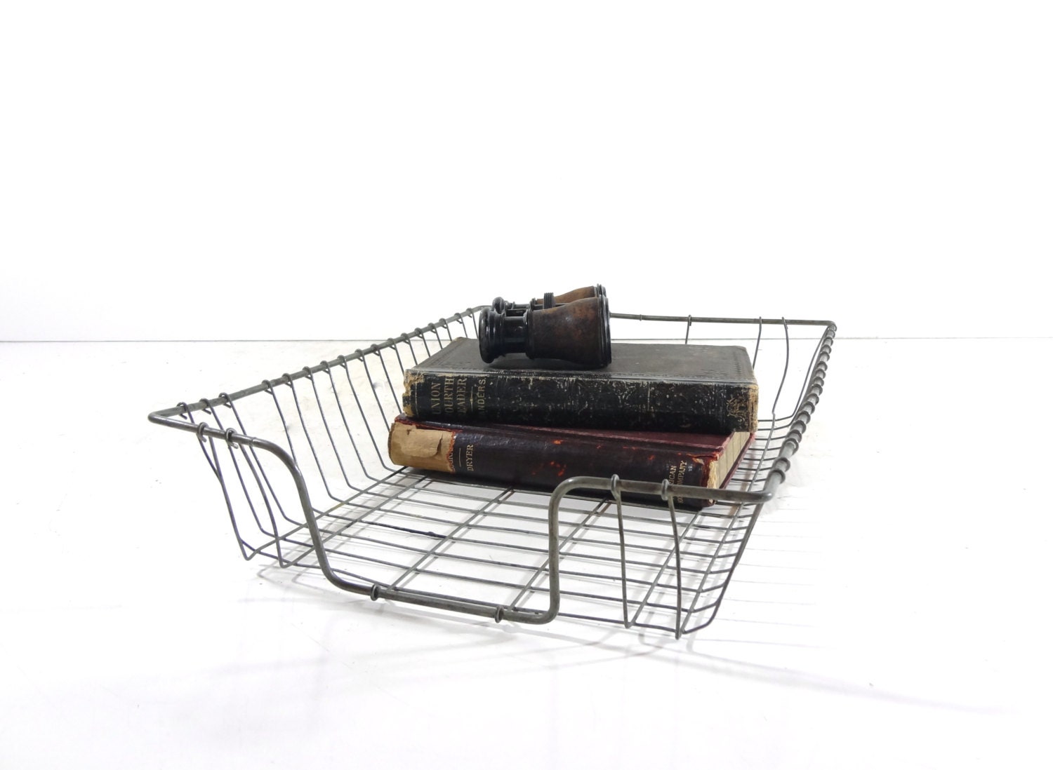 Vintage Wire File Basket / Wire Desk Tray – Haute Juice