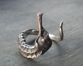 Kahu New Zealand Hawk Talon necklace in blackened bronze and