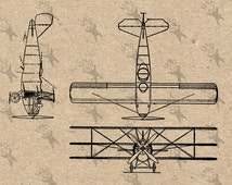 Unique triplane related items | Etsy