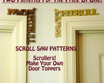 Unique scroll saw patterns related items | Etsy