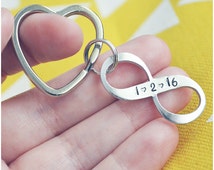Unique infinity key ring related items | Etsy