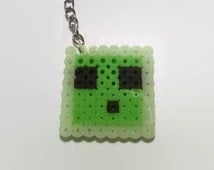 Popular items for perler bead keychain on Etsy