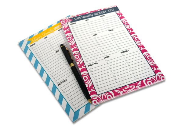 Personalized Grocery List Pad Design your own Magnet