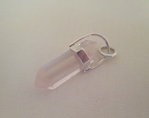 Popular items for pink crystal pendant on Etsy