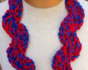 Items similar to Crochet Texans Scarf on Etsy