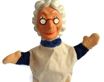 Popular items for vintage hand puppet on Etsy