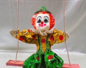 Clowns on swing | Etsy