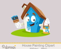 Popular items for painting clipart on Etsy