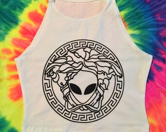 Unique alien crop top related items | Etsy