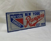 New york rangers | Etsy