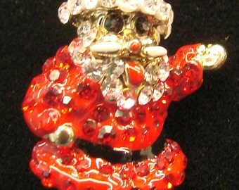 Popular items for santa claus brooch on Etsy