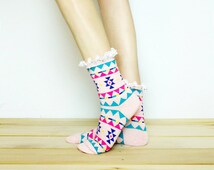 Popular items for boho socks on Etsy