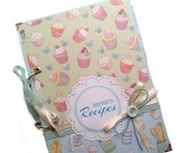 Popular items for handmade recipe book on Etsy