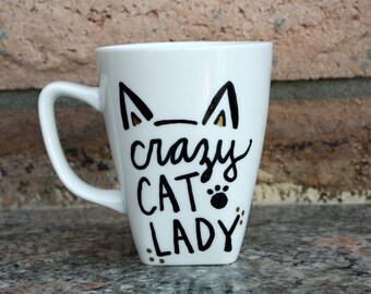 Popular items for crazy cat lady on Etsy