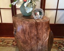 Popular items for tree stump table on Etsy