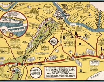 Grand coulee dam | Etsy