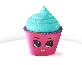 3 Poppy Corn Popcorn Boxes Shopkins Birthday by SuperCraftDee