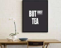 Popular items for but first tea on Etsy
