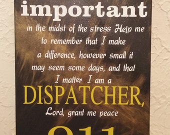 Dispatcher sign | Etsy