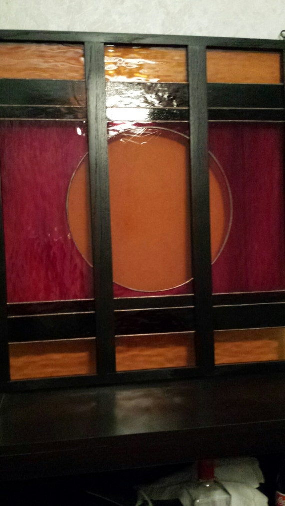 Tri-panel Stained Glass Art by ViettaNoriega on Etsy